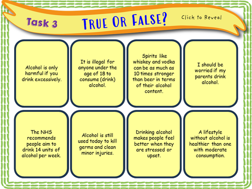 Alcohol PSHE | Teaching Resources