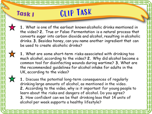 Alcohol PSHE | Teaching Resources