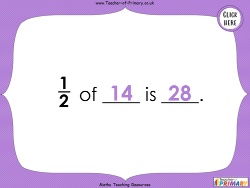 Halves - Year 2 | Teaching Resources