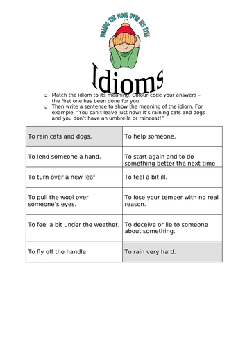 Idioms(EFL) | Teaching Resources