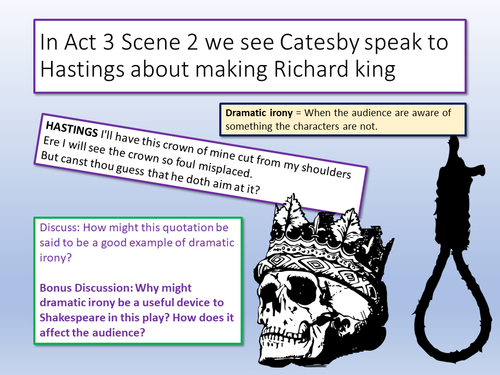 Richard III Act 3 Scene 1 | Teaching Resources