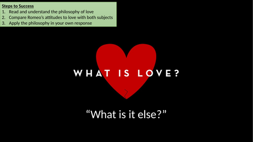 Exploring Love in Romeo and Juliet | Teaching Resources