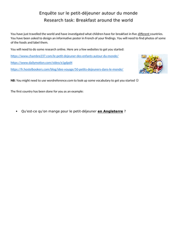 Breakfast around the world | Teaching Resources