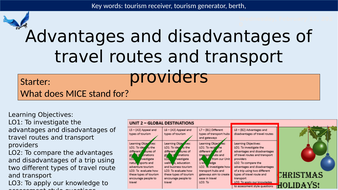 BTEC Nationals Level 3 Travel and Tourism (2019 Spec) Unit 2 Section B ...