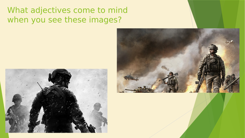 War Scheme of Work - KS3 | Teaching Resources