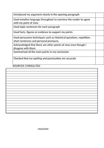 Persuasive Writing | Teaching Resources