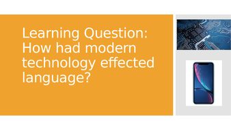 Language Change | Teaching Resources