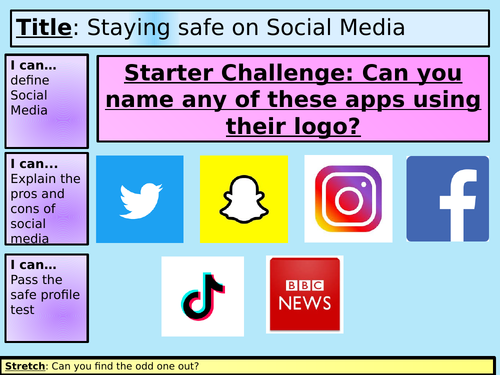 Key Stage 2- Internet Safety/ Social Media | Teaching Resources