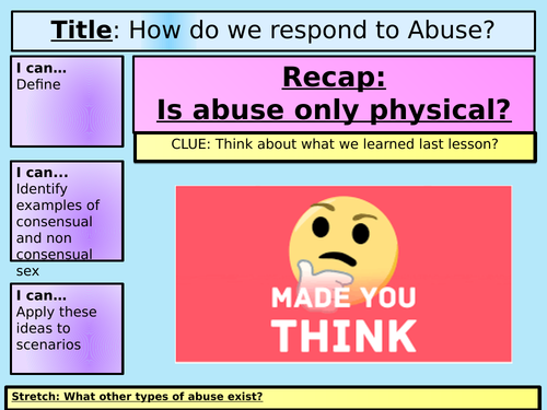 KS3-4 Healthy Relationships- NEW RSE Curriculum | Teaching Resources