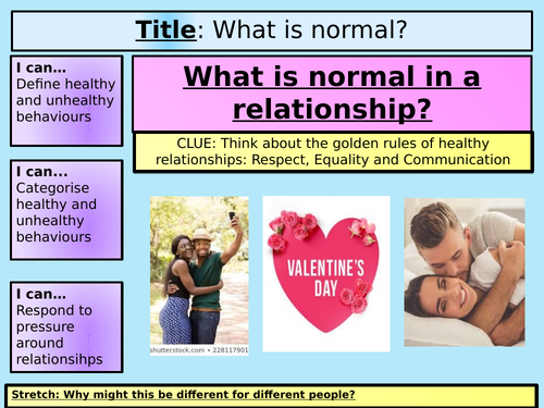 KS3-4 Healthy Relationships- NEW RSE Curriculum | Teaching Resources