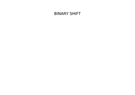 Binary Shift Worksheet | Teaching Resources