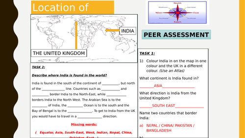 Describing a location - Geography | Teaching Resources