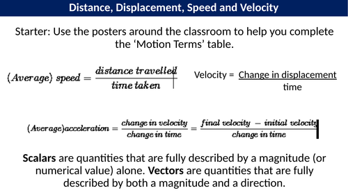 Motion | Teaching Resources