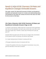 New (9-1) AQA GCSE Chemistry C8 Rates and Equillibrium Complete ...