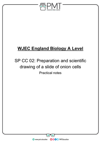WJEC England/ Eduqas A-Level Biology Practical Notes | Teaching Resources WJEC England/ Eduqas A-Level Biology Practical Notes | Teaching Resources