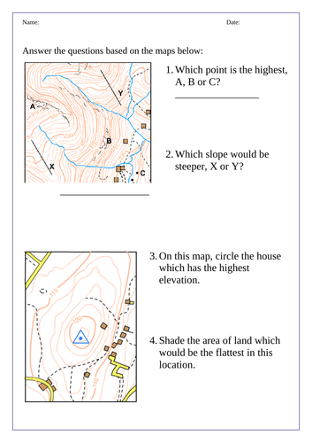 KS 3 Map Skills | Teaching Resources