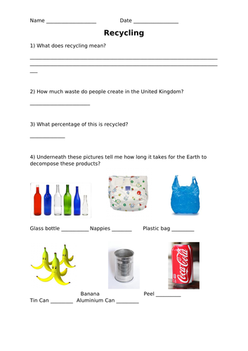 Recycling | Teaching Resources