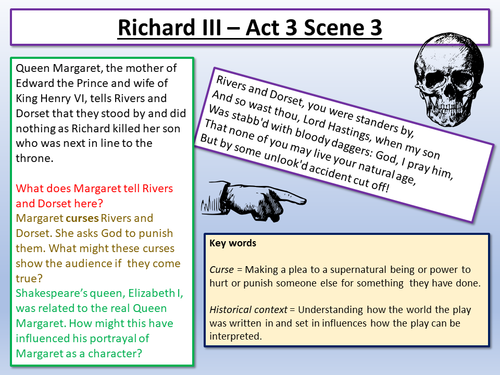 Richard III Act 3 Scene 3 | Teaching Resources