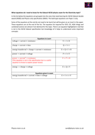 Equations sheet for IGCSE Edexcel Physics by topic | Teaching Resources
