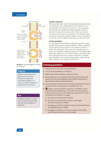 AQA AS Biology Section 2_Transport across cell membrane | Teaching ...