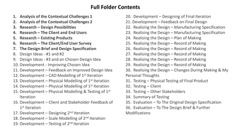 D&T New Specification NEA - Analysis of Context & Research | Teaching ...