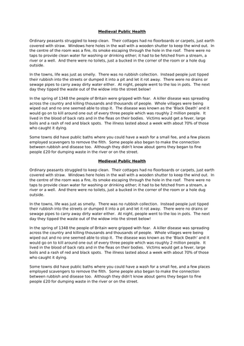 Victorian Public Health | Teaching Resources