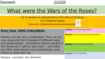 War of the Roses | Teaching Resources