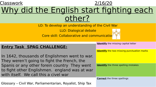 Causes of the English Civil War | Teaching Resources