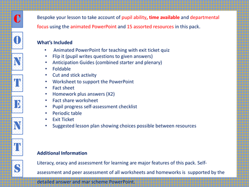 Elements, Compounds, Formulae and Naming Compounds Explained KS3 ...