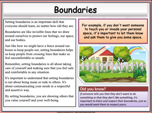 Consent + Boundaries - RSE PSHE | Teaching Resources