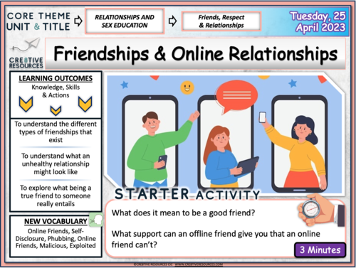 Managing friends + Friendship - PSHE Lesson | Teaching Resources