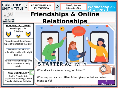 Managing friends + Friendship - PSHE Lesson | Teaching Resources