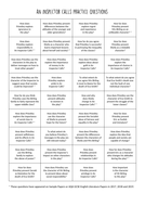 An Inspector Calls Practice Questions | Teaching Resources