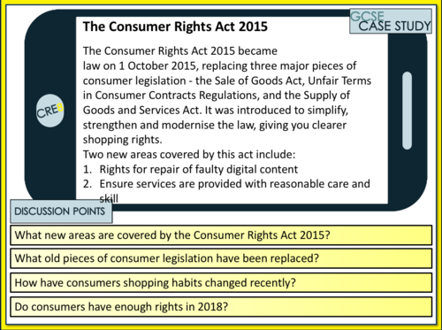 Consumer Rights and Responsibilities | Teaching Resources