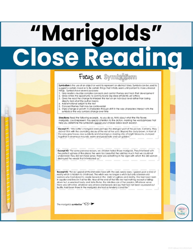 Marigolds by Eugenia Collier - Close Reading | Teaching Resources