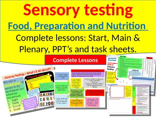 Sensory Testing | Teaching Resources