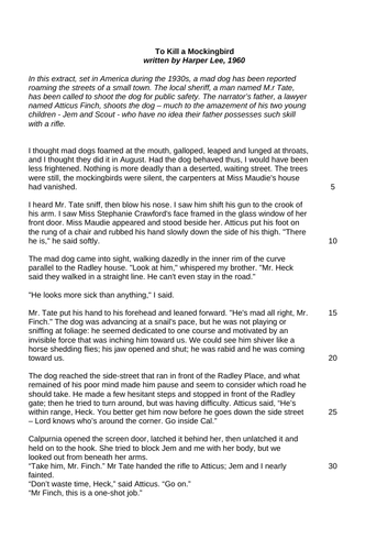 To Kill A Mockingbird - EDUQAS Paper 1 revision (GCSE English Language ...