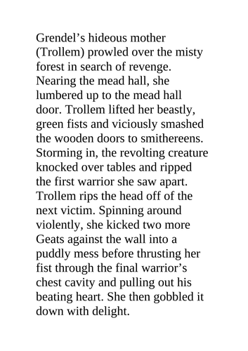 Beowulf 3/4 - Writing - Text Analysis | Teaching Resources