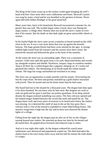 Beowulf 4/4 | Teaching Resources