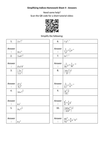 New Homework Sheets - February 2020 | Teaching Resources