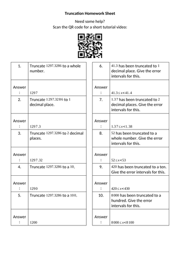 New Homework Sheets - February 2020 | Teaching Resources