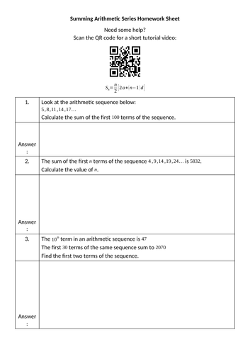 New Homework Sheets - February 2020 | Teaching Resources