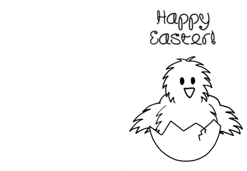 DIY Easter Greeting Cards: 15 Card Set for students to make and colour ...