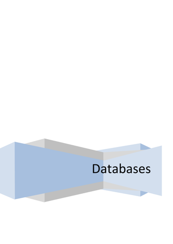 IB Computer Science Paper 2 Option A Databases Student Copy | Teaching ... IB Computer Science Paper 2 Option A Databases Student Copy | Teaching ...