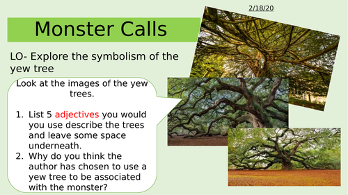 A Monster Calls | Teaching Resources