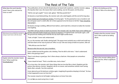 A Monster Calls | Teaching Resources