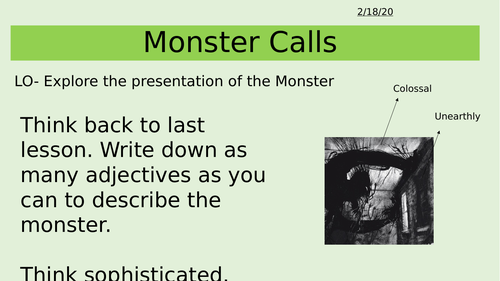 A Monster Calls | Teaching Resources