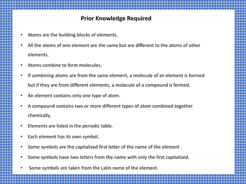 Elements and Compounds Find the Pair Team Game KS3 | Teaching Resources