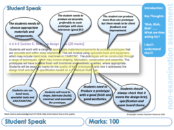 GCSE DT NEA AQA Guide to Section E – Realising Design Ideas - NEW ...