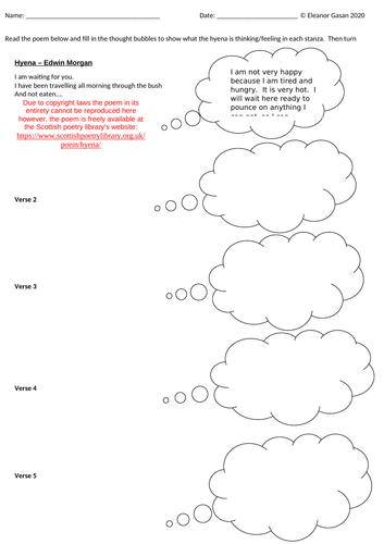 Year 7 Poetry Anthology | Teaching Resources